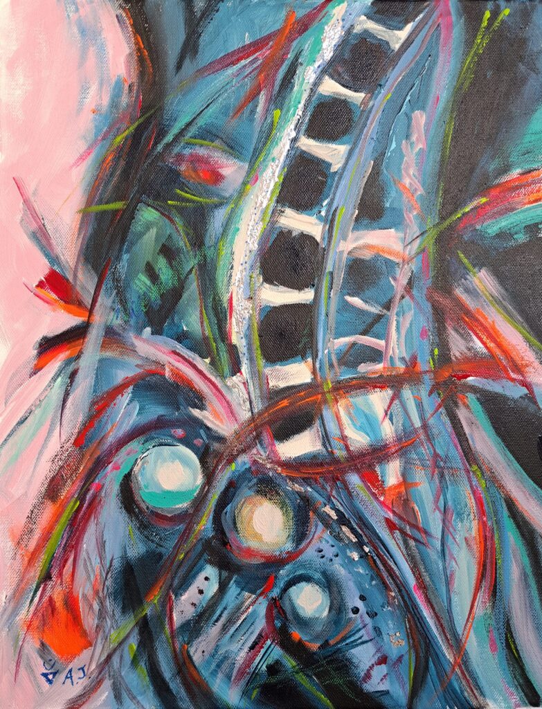 Painting the pain - Amarajyoti Art and Yoga